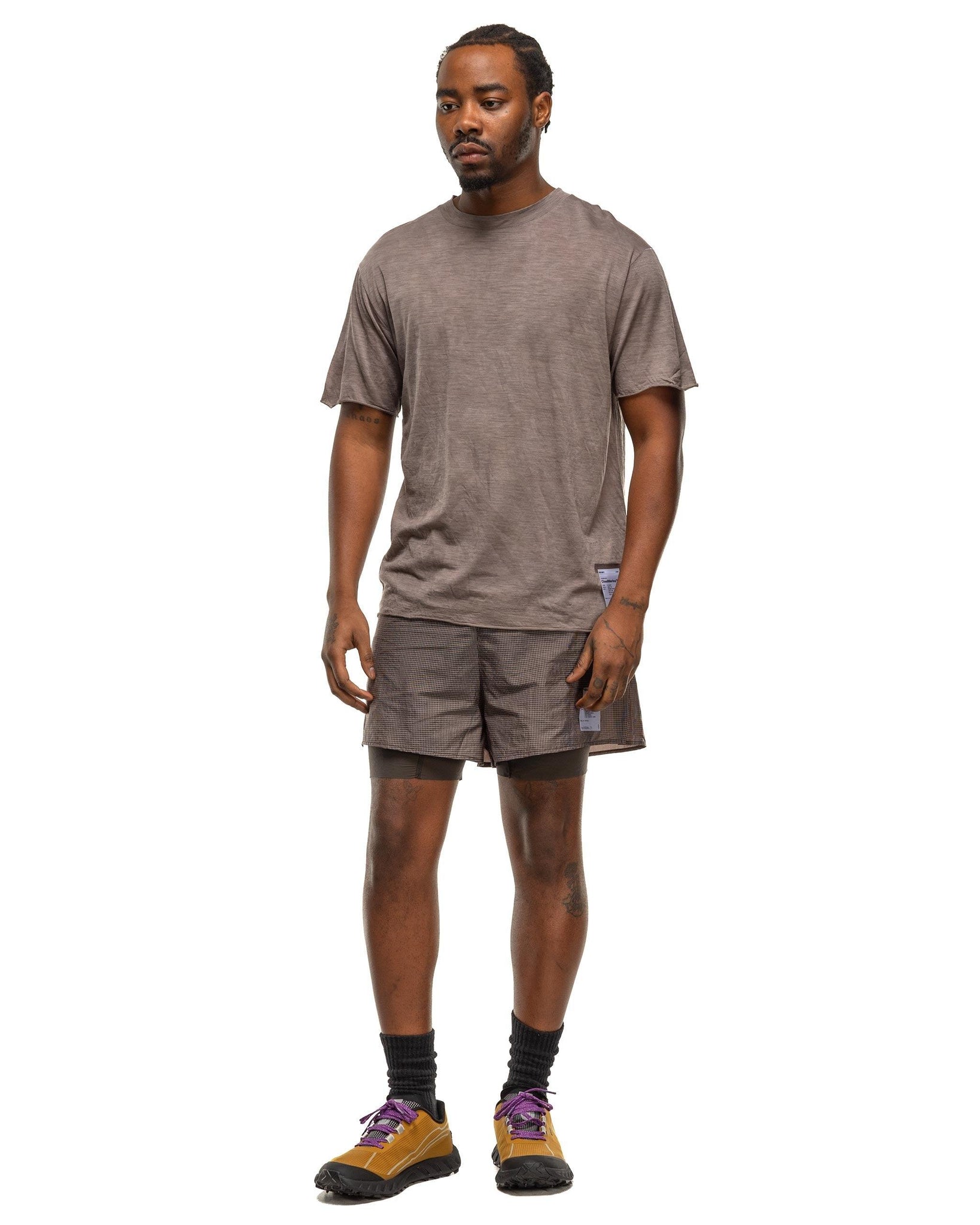 SATISFY Cloudmerino T-Shirt Sun Bleached Fallen Rock – HAVEN